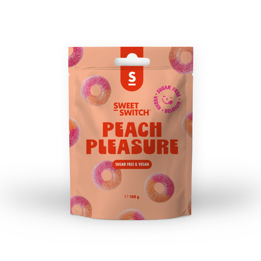 Bonbons sans sucre Keto Peach Pleasure Sweet-Switch 100g